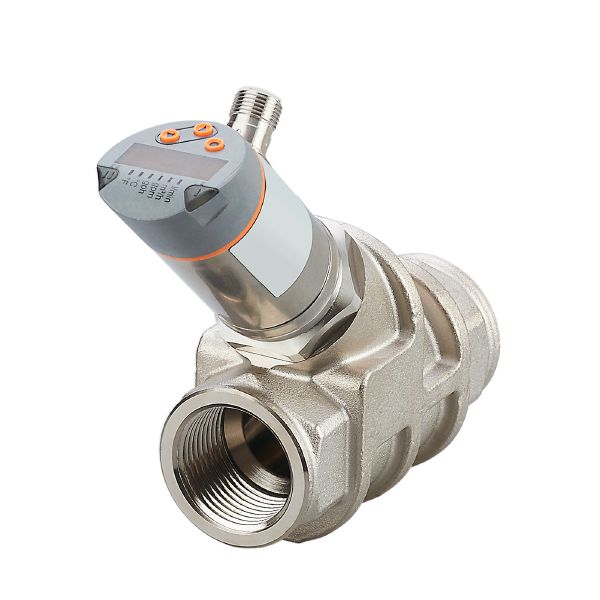 SB6242 - 역류 방지 밸브 및 디스플레이를 보유한 유량계 - ifm