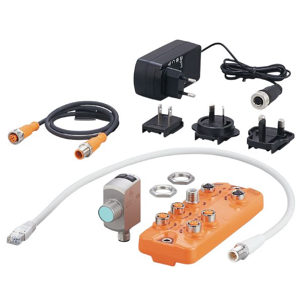 ZZ1122 - IO-Link master starter kit - Cube OGD592 - Laser distance sensor - ifm