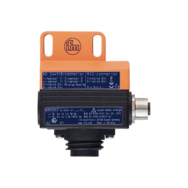 N95002 - Inductive NAMUR dual sensor for valve actuators - ifm